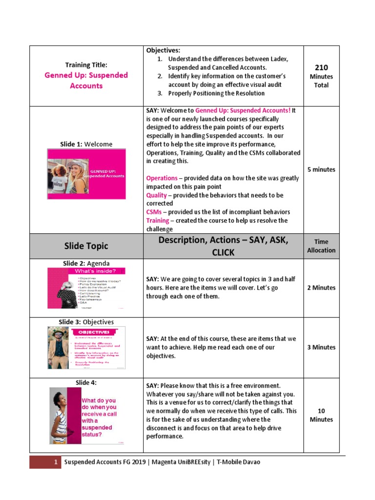 Understanding T-Mobile Account Suspensions | PDF | Fee | Audit