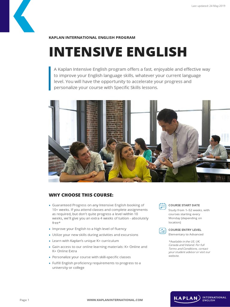 Intensive English | PDF | English As A Second Or Foreign Language ...