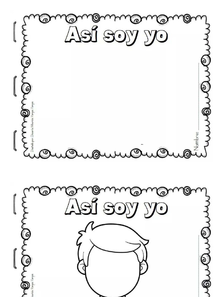 Cuadernillo Así Soy Yo | PDF