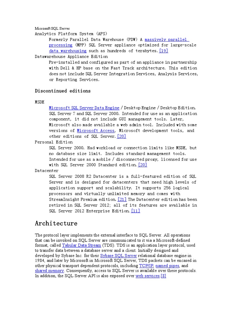 Microsoft SQL Server | PDF | Microsoft Sql Server | Database Index