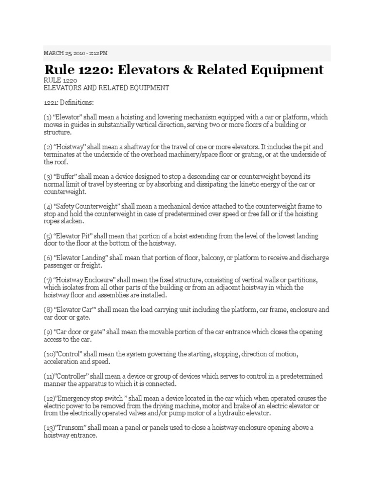 Elevator Permits | PDF | Elevator | Door