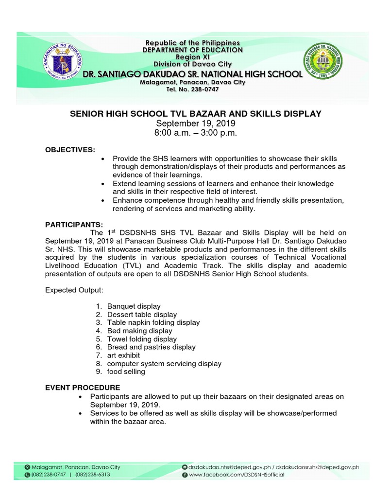 Exhibit Bazaar Proposal | PDF | Pedagogy | Cognition