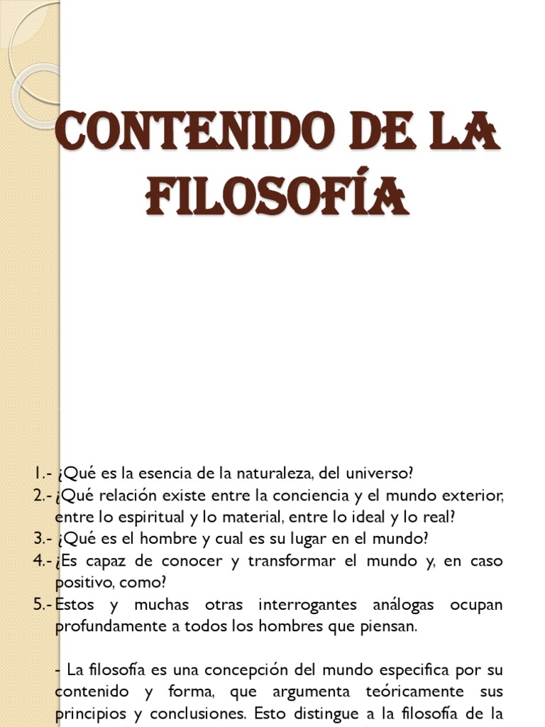 Definicion de Filosofia 2018 | PDF | Conocimiento | Science