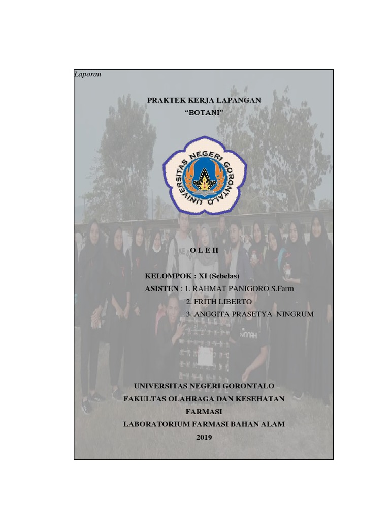 Cover Praktikum Botani | PDF