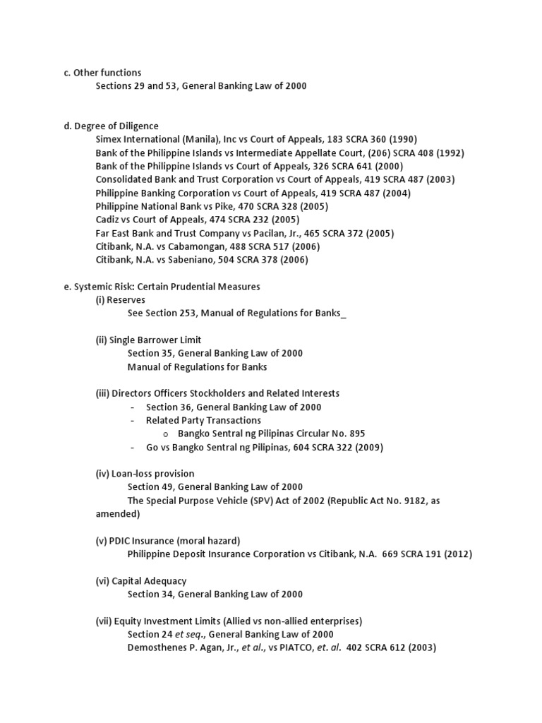 Banking Syllabus | PDF | Bank Regulation | Banks