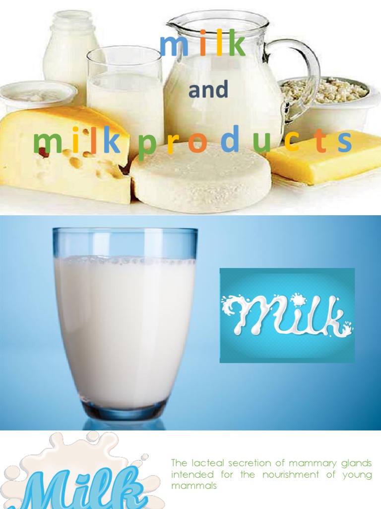 Milk and Milk Products | PDF | Butter | Buttermilk