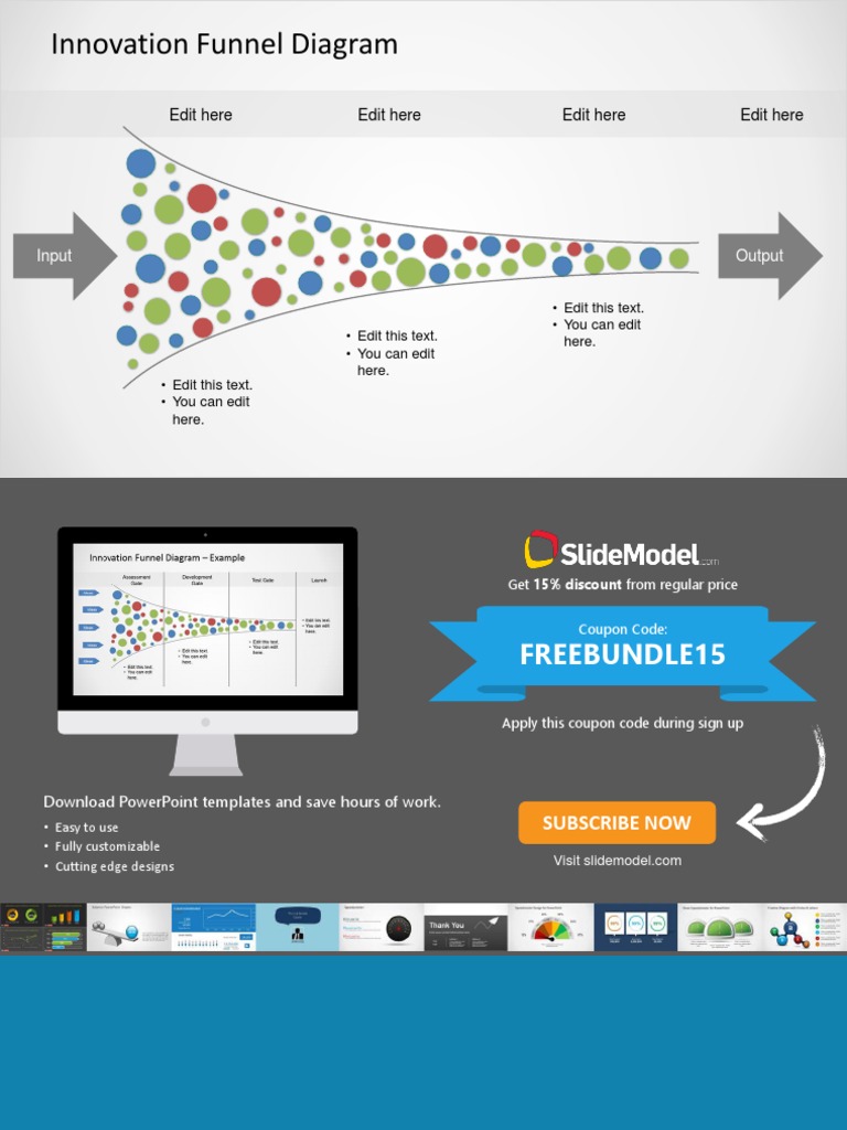 Innovation Funnel Diagram: Edit Here Edit Here Edit Here Edit Here | PDF