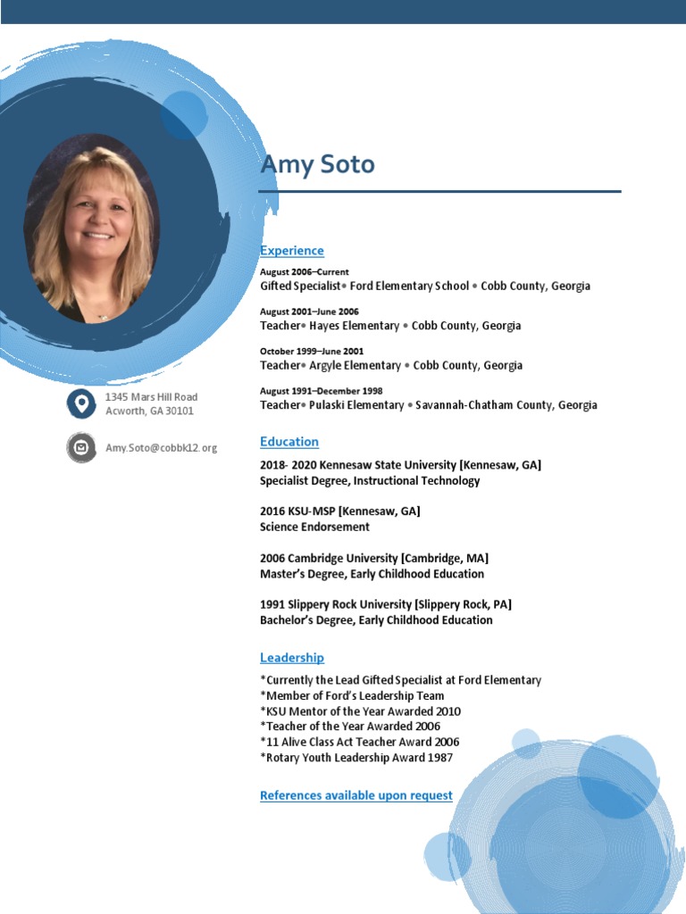 Amy Soto Resume | PDF