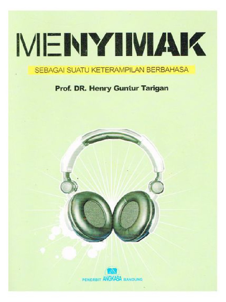 Prof - DR - Henry Guntur Tarigan Menyimak. Intro | PDF