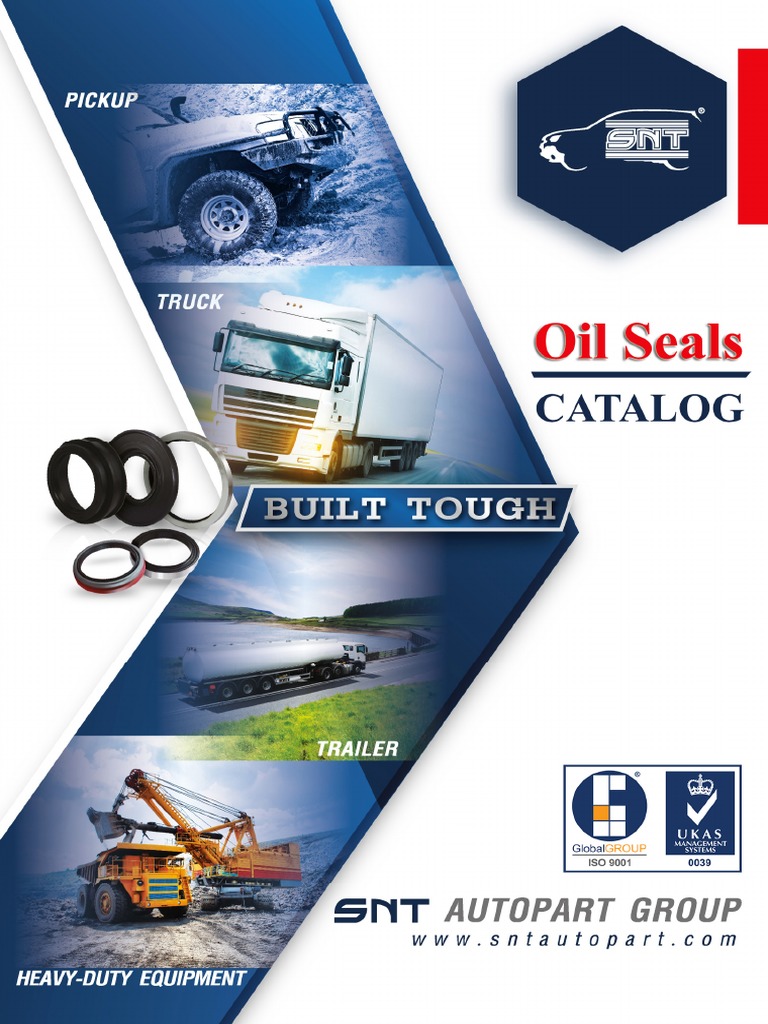 SNT Autopart Oil Seal Catalog For JCB | PDF | Business | Economies
