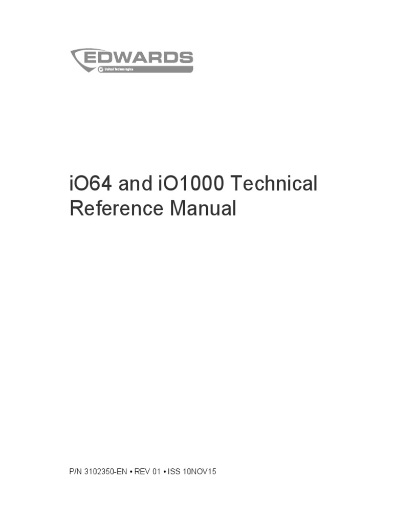 IO64 and IO1000 Technical Reference Manual | PDF | Electrical Wiring ...