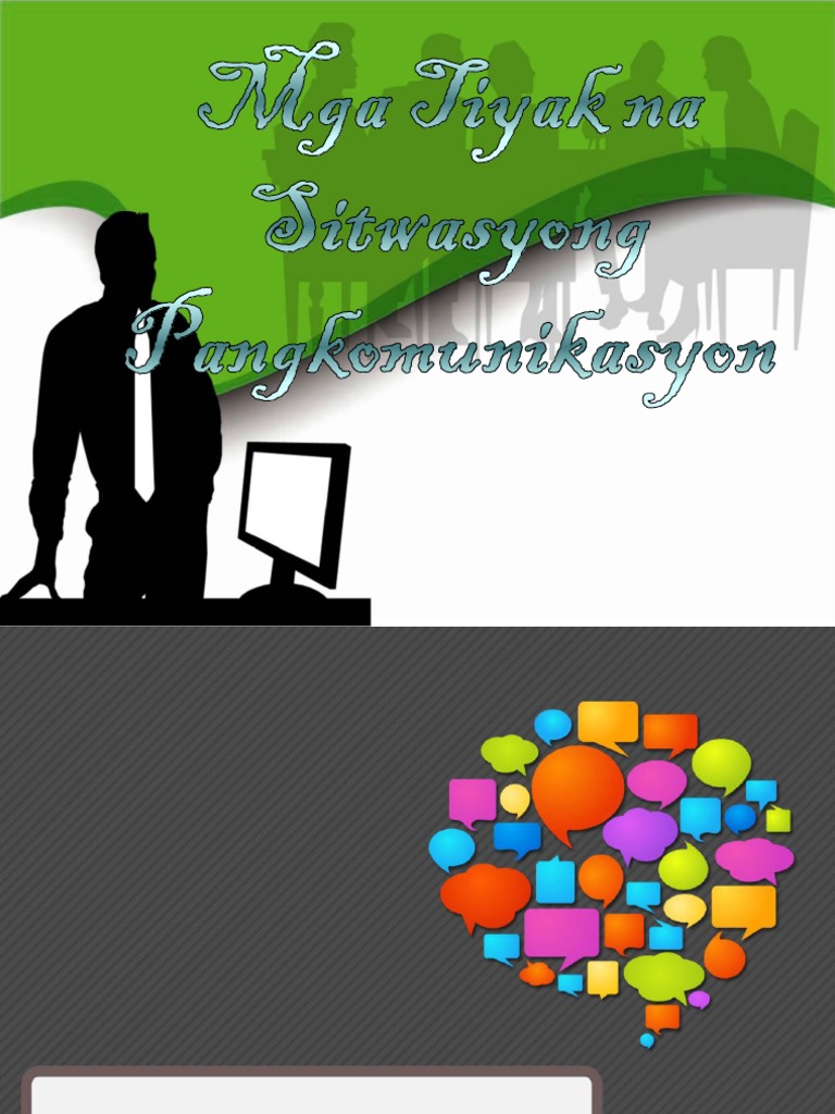 Tiyak Na Sitwasyong Pangkomunikasyon | PDF Tiyak Na Sitwasyong Pangkomunikasyon | PDF