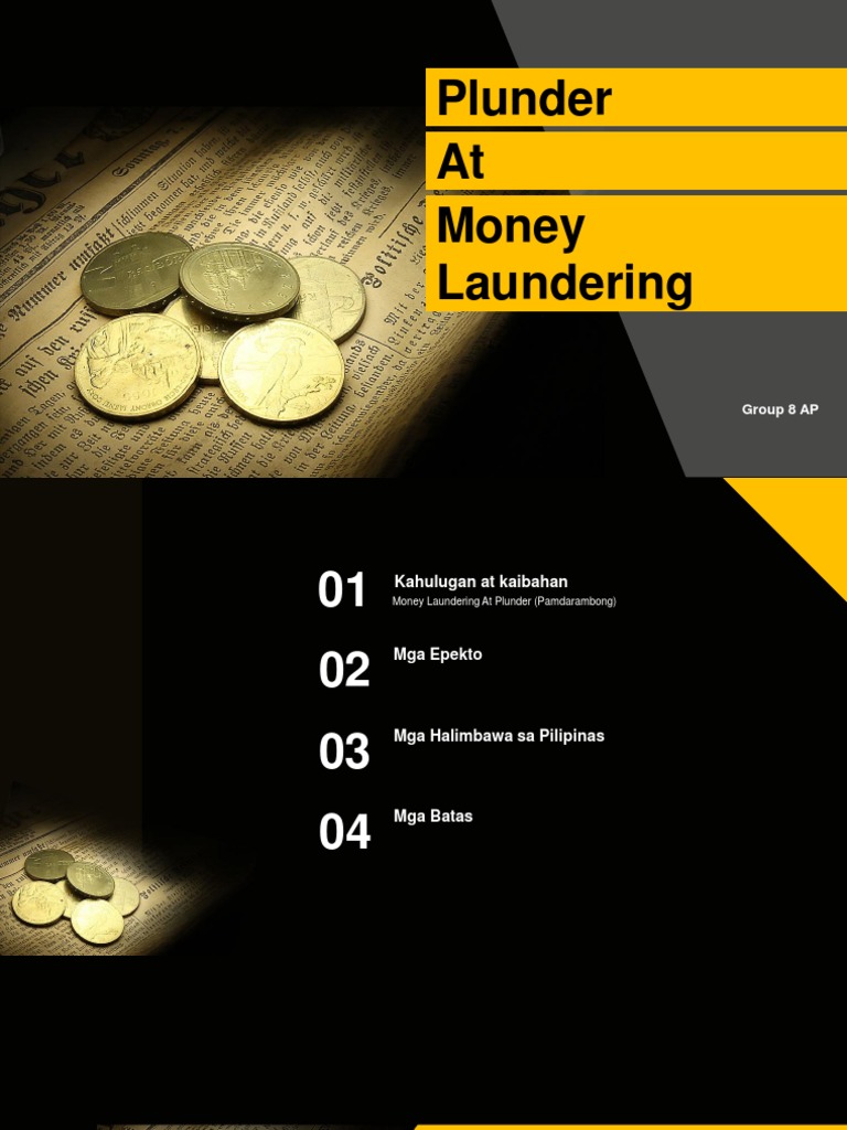 Money Laundering and Plunder Guide | PDF