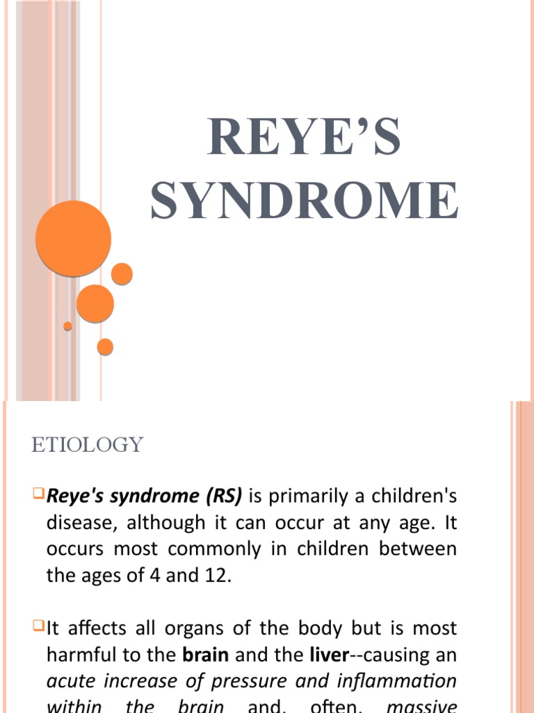 Reye's Syndrome | PDF | Coma | Aspirin