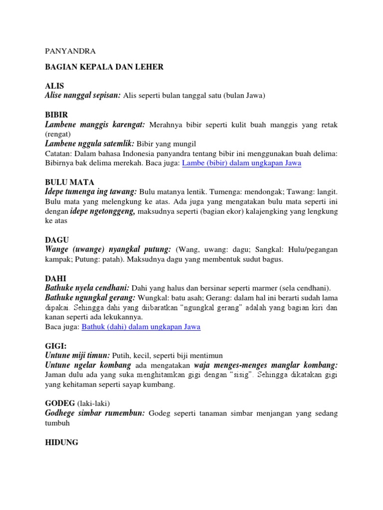 Data Panyandra | PDF | Seni & Disiplin Bahasa