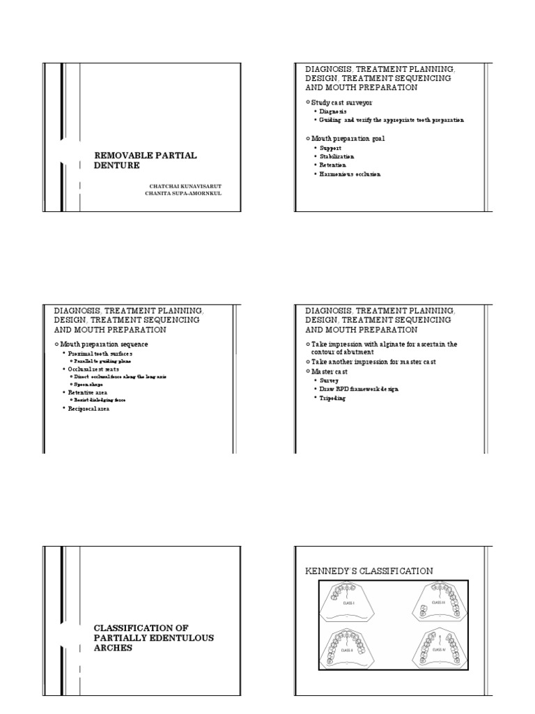 RPD Design | Download Free PDF | Anatomical Terms Of Location | Dentistry