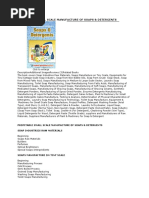 Dishwashing Liquid Formula and Procedure | PDF