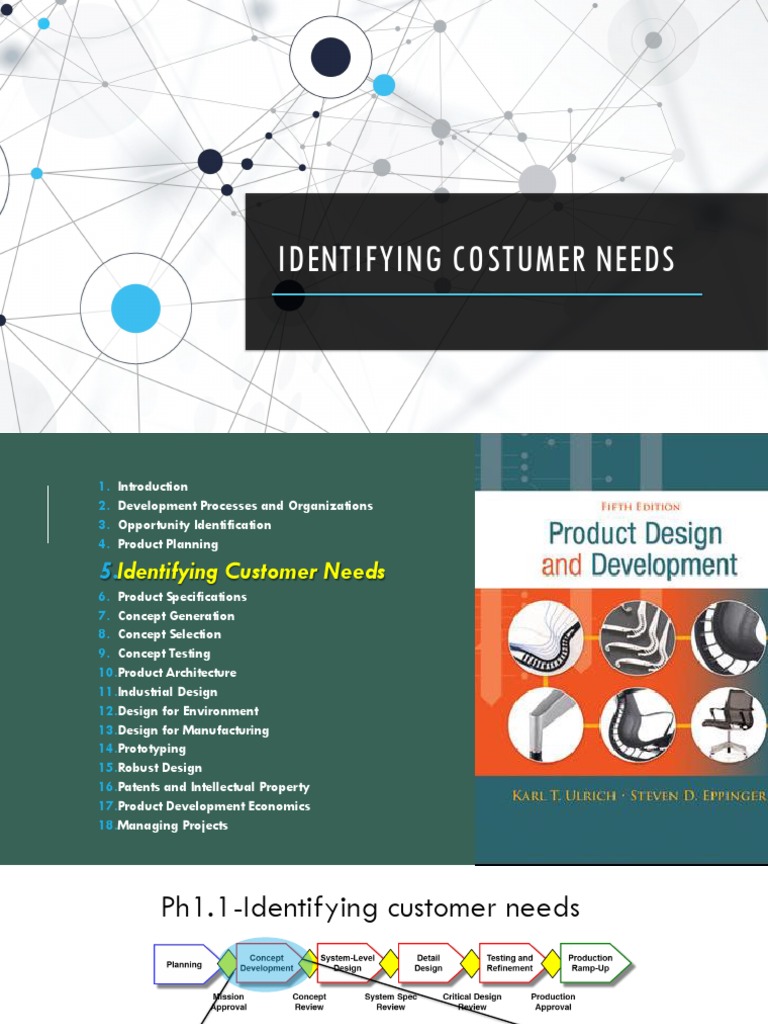 Identifying Customer Needs Pdf New Product Development Hierarchy