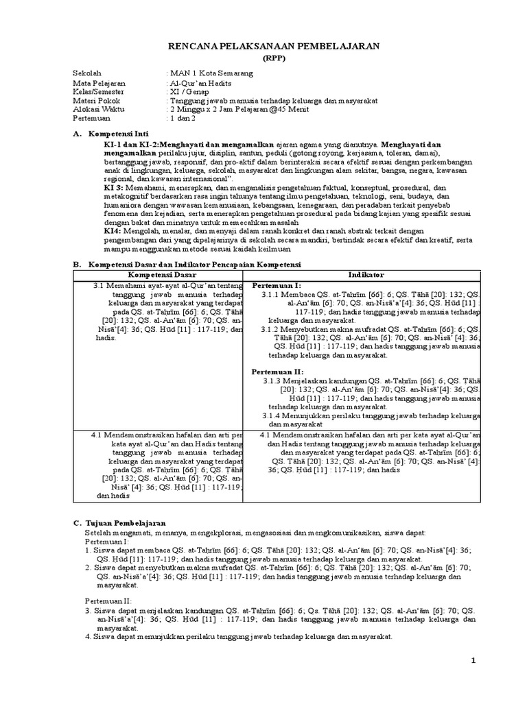 Contoh RPP Hots | PDF | Karier & Perkembangan | Ilmu Sosial