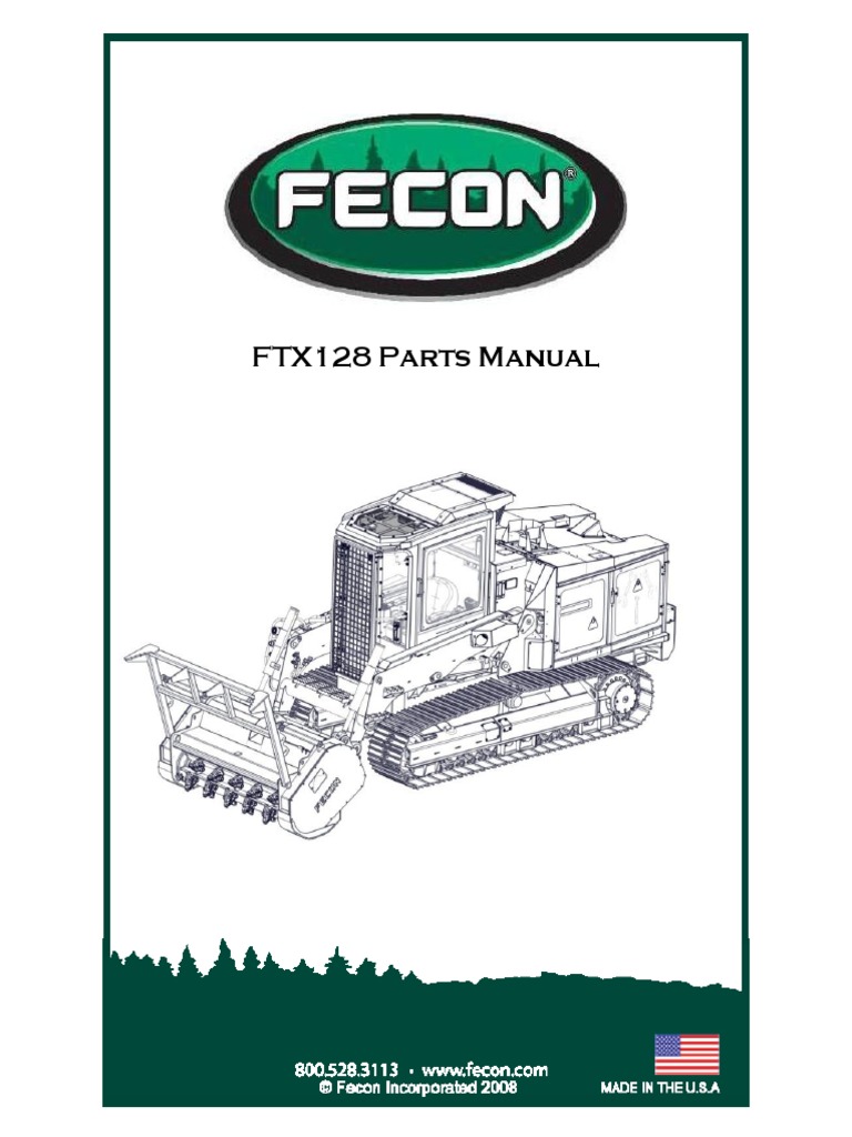 FTX128 Parts Manual Overview | PDF | Loader (Equipment) | Pipe (Fluid ...