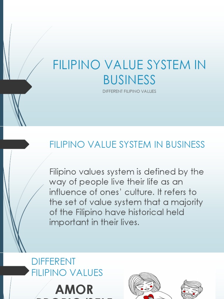 Filipino Value System in Business | Download Free PDF | Value (Ethics ...