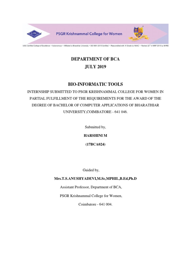 Department of Bca JULY 2019 | PDF