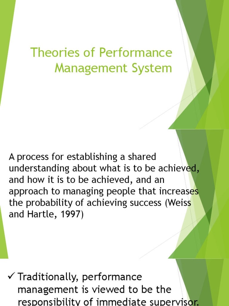 A Comprehensive Review of Performance Management Theories and Their Applications in Modern ...