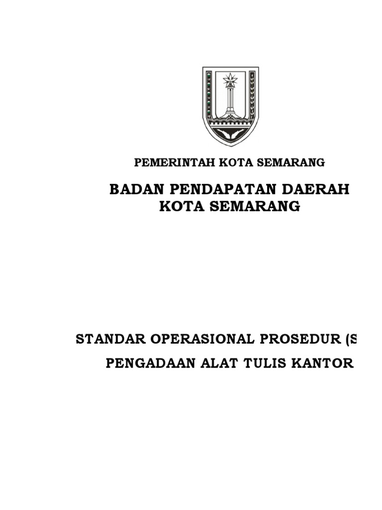 SOP Pengadaan ATK | PDF