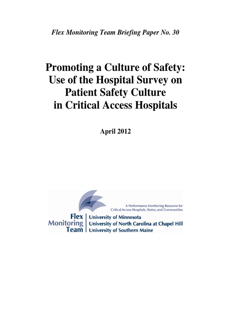 Promoting Patient Safety | PDF | Patient Safety | Health Care