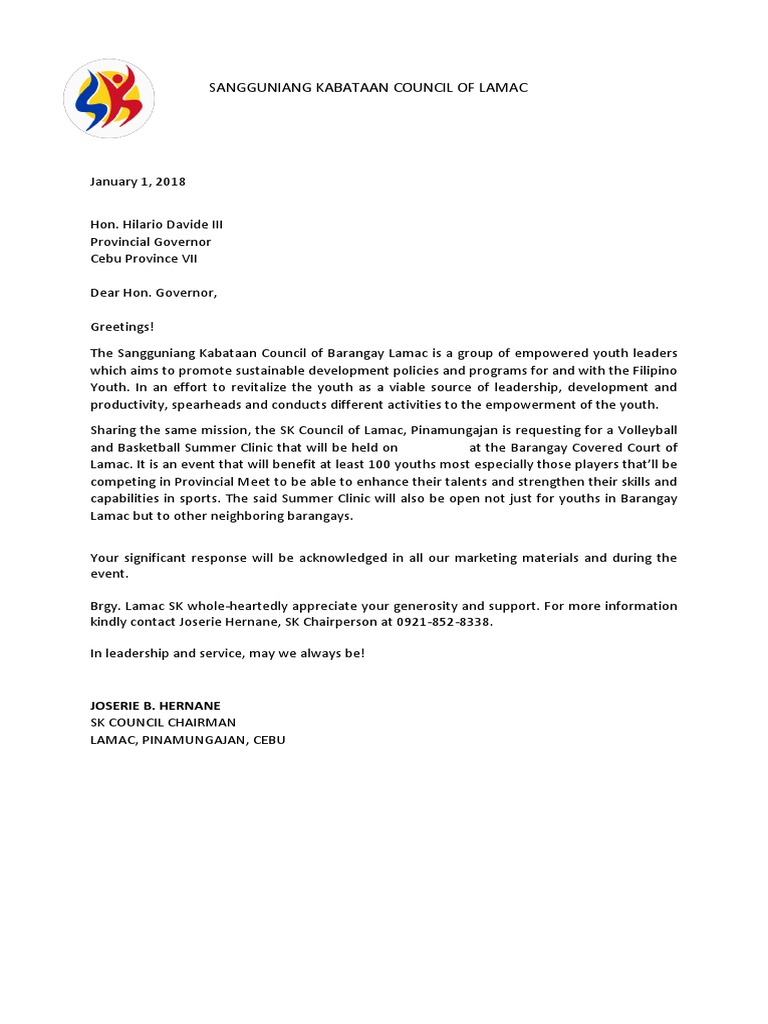 SRB Medical Mission Sponsorship Letter | PDF