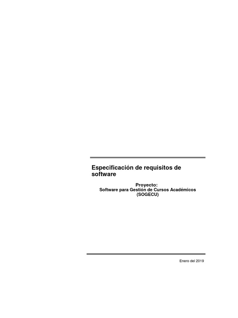 Ejemplo Formato Ieee 830 | PDF | Sistema operativo | La seguridad ...
