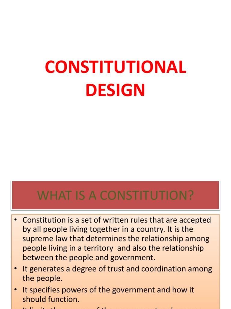 03 Constitutional Design | PDF | Apartheid | Democracy