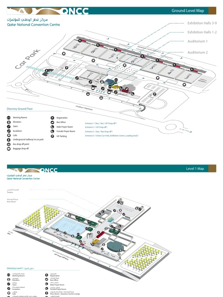 Ground Level Map: Exhibition Halls 3-9 | PDF | Civil Engineering ...
