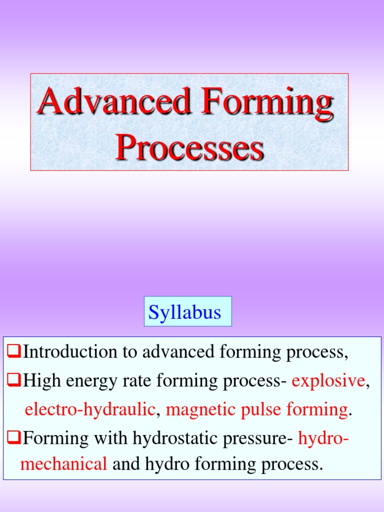 Forming Process