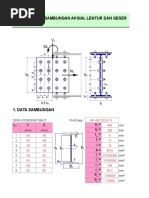 Sambungan Balok Dan Kolom H Beam | PDF