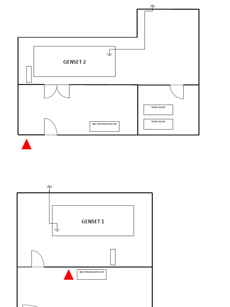 Denah Layout Genset | PDF