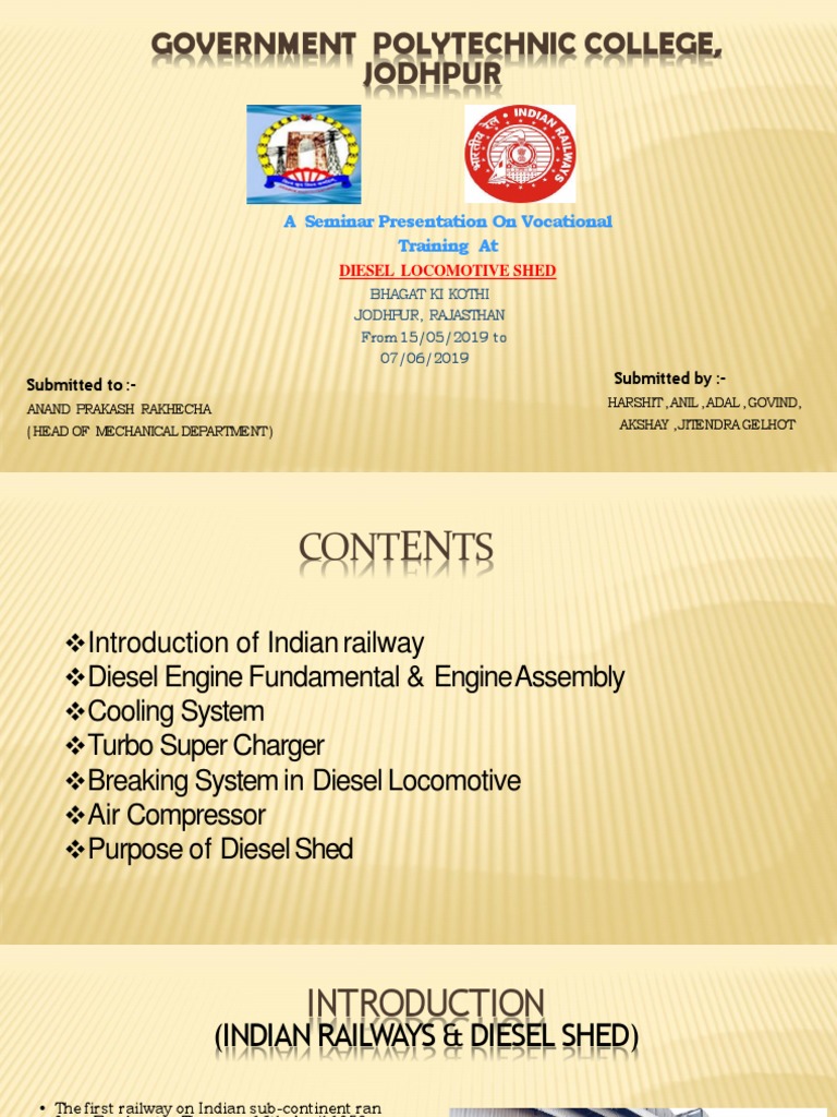 Government Polytechnic College, Jodhpur Final | PDF | Turbocharger ...