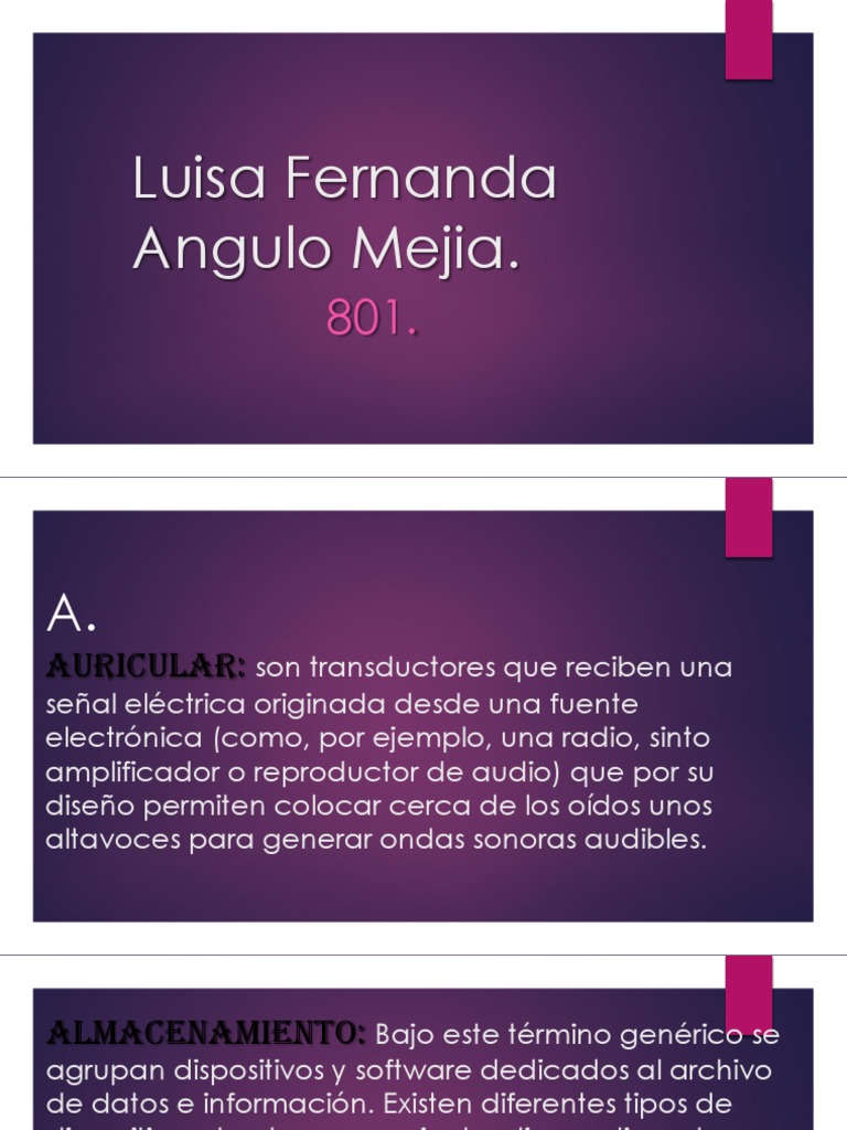 Luisa Fernanda Angulo Mejia | PDF | Archivo de computadora | Hardware ...