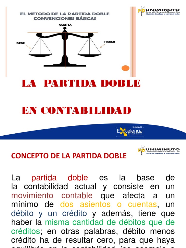 La Partida Doble | PDF | Contabilidad | Industrias de servicio