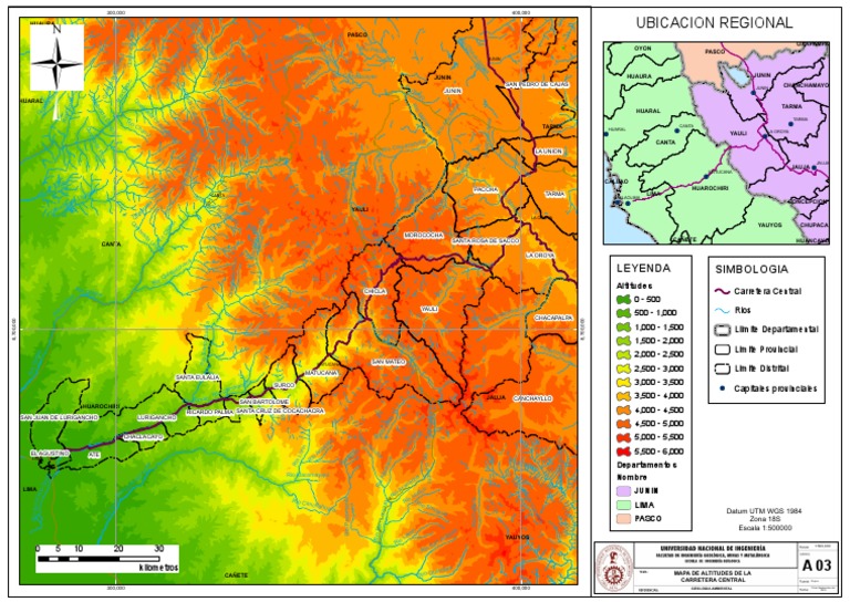 Mapa Altitudes | PDF