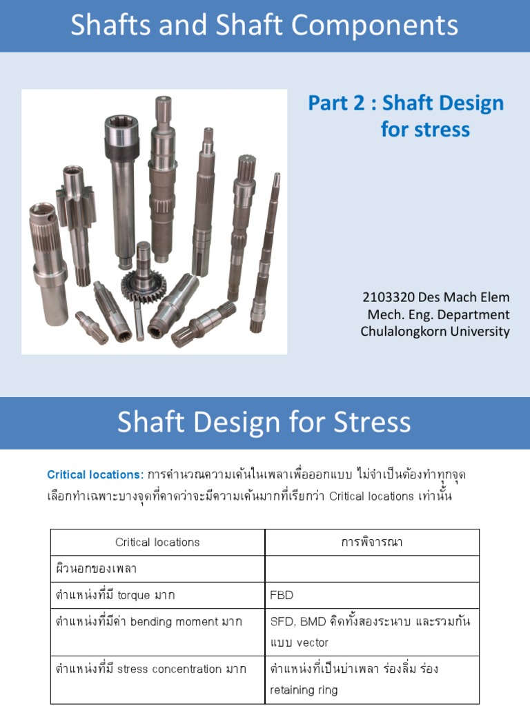 Shaft Design Procedure | PDF