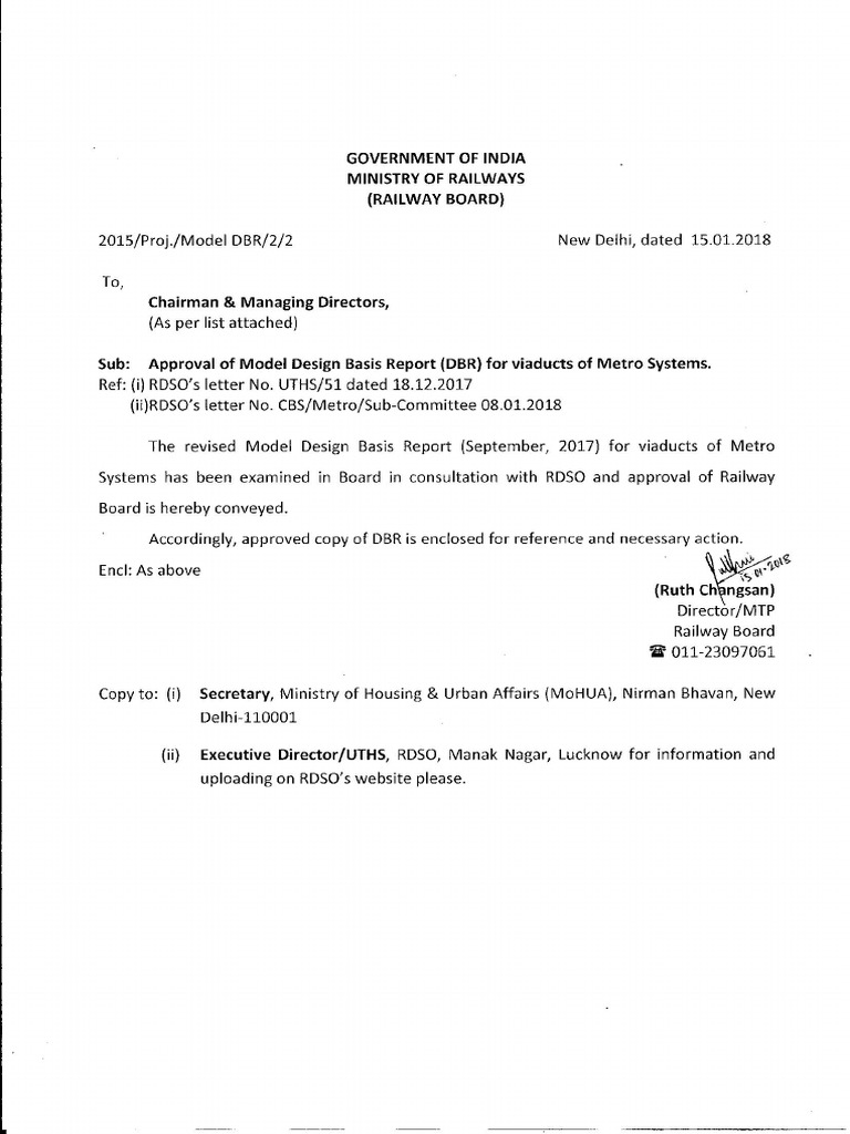 Model DBR For Viaduct | PDF
