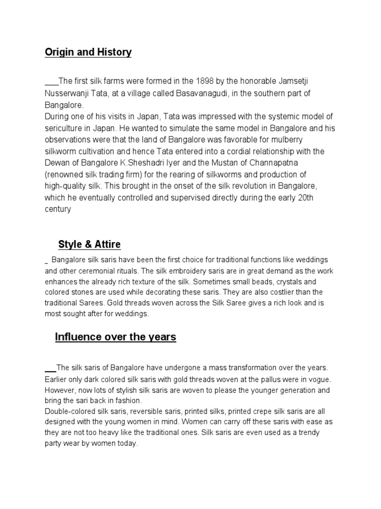 Origin and History: Influence Over The Years | PDF