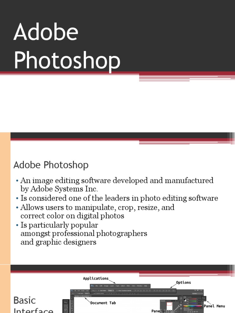 2 Adobe Photoshop Intro | PDF | Adobe Photoshop | Computer Graphics