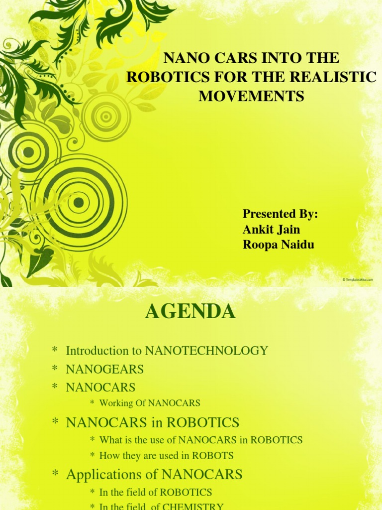 Nanocars: Advancements in Robotics | PDF | Nanotechnology ...