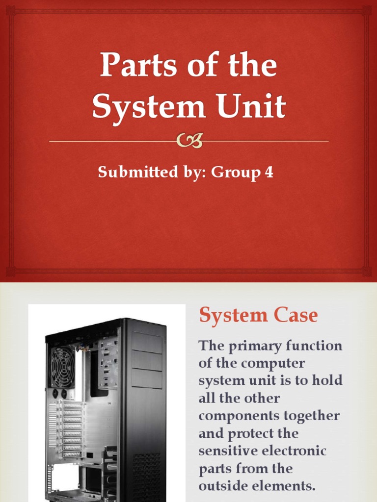 Submitted By Group 4 Pdf Random Access Memory Central Processing Unit