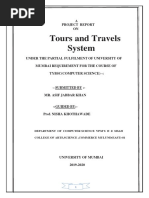 Travel and Tourism Management System DFD | PDF