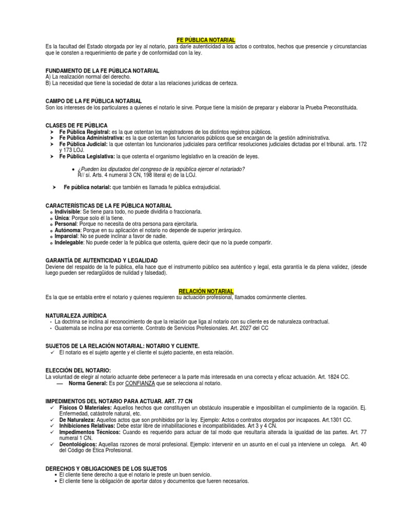 Fe Pública Notarial | PDF | Información del gobierno | Gobierno