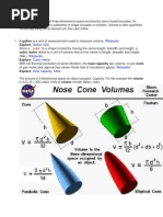 Plumbing Mathematics Reference Sheet | PDF | Area | Gallon