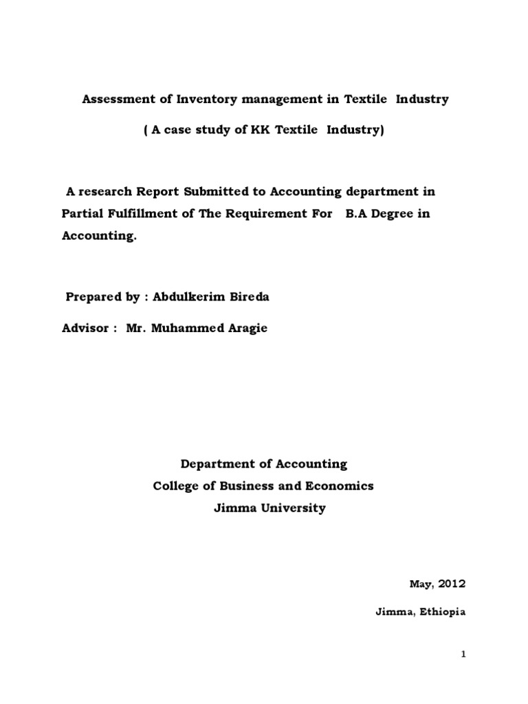 Inventory Textil Paper | PDF | Inventory | Data Analysis